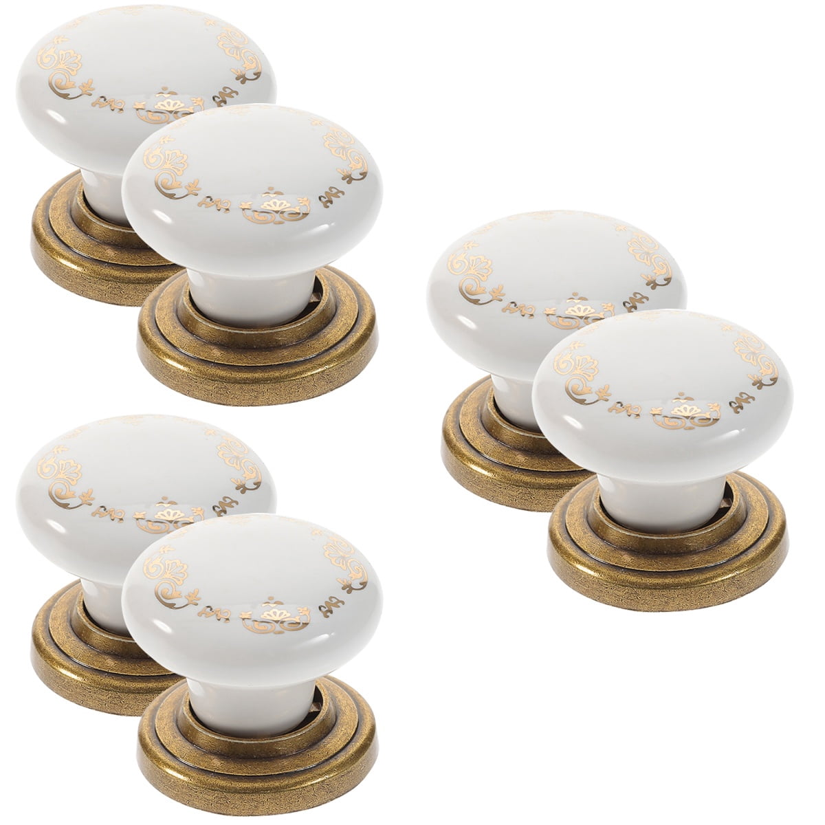 3 Count Round Cabinet Handles Drawer Pulls for Closet Door Hardware ...