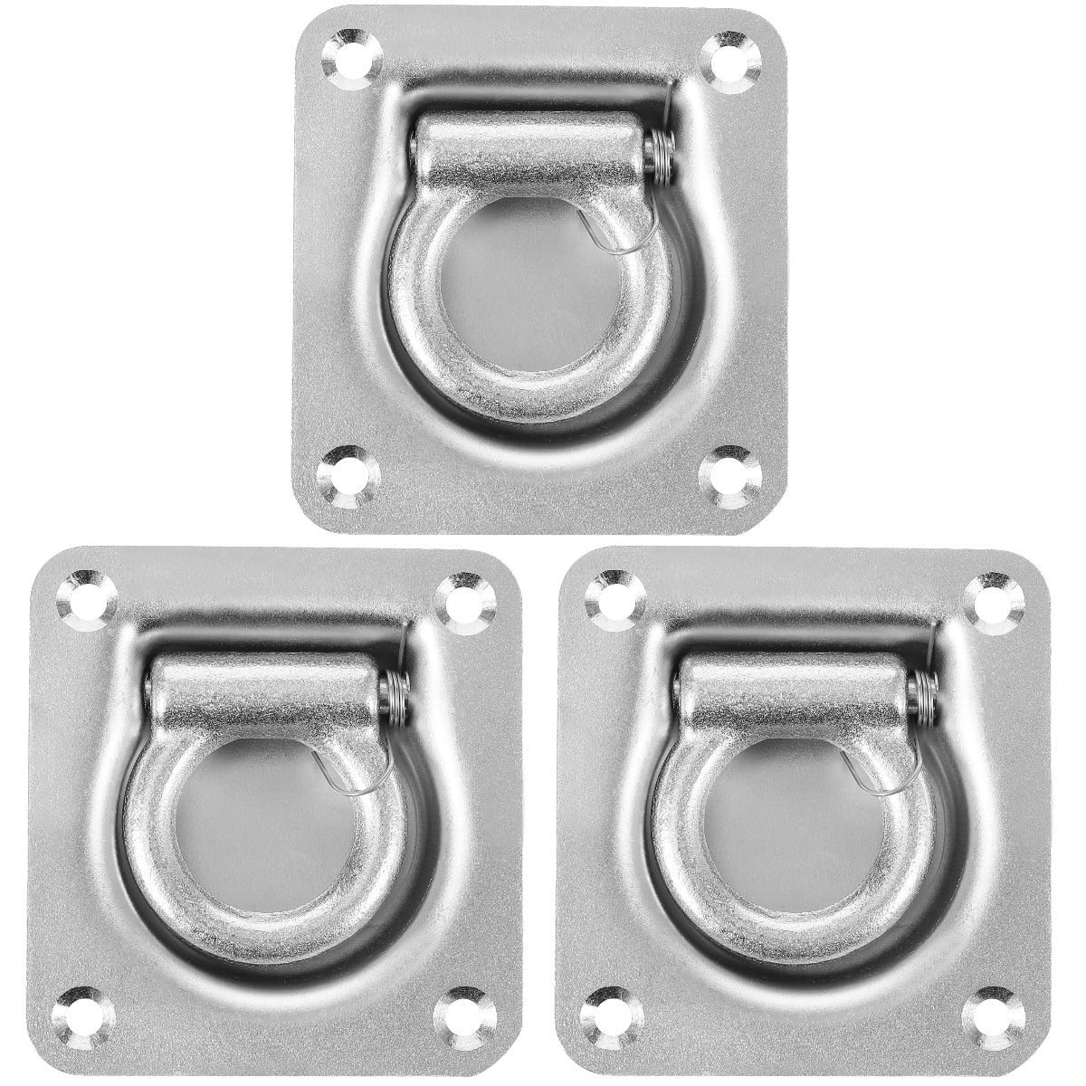 3 Count Carbon Steel D Ring Lashing Kit Recessed Tie down Anchors ...