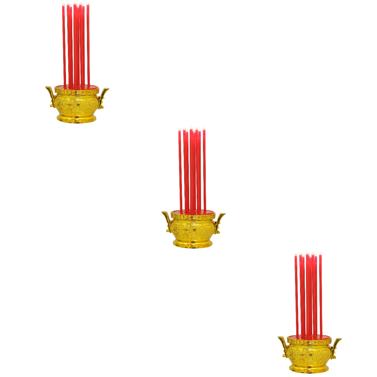 3 Count Charcoal Modern Electronic Incense Burner Smokeless - Walmart.com