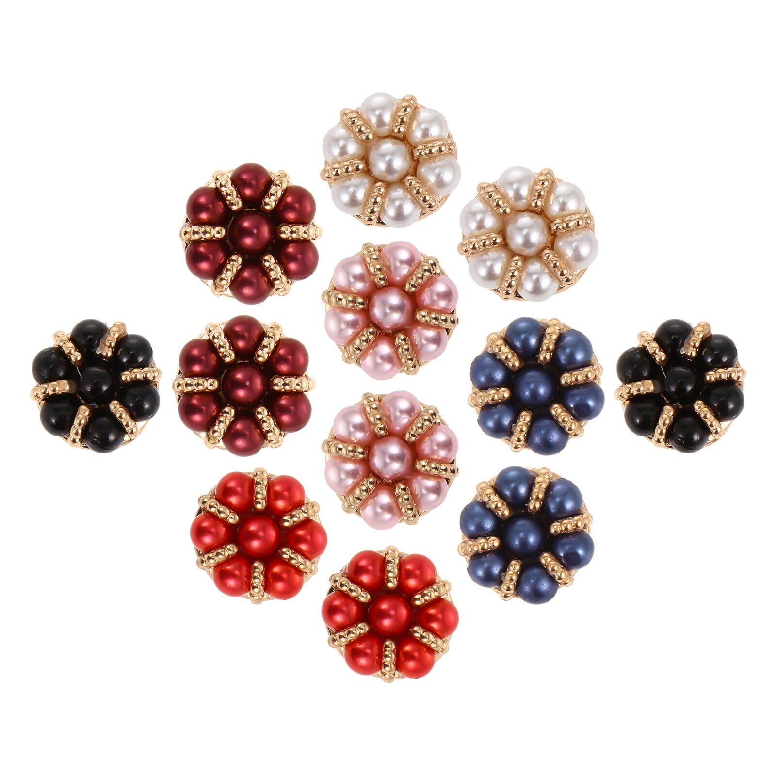 3 Count Clamps Bevel Metal Buttons Rust-resistant Shirt Decoration Man ...