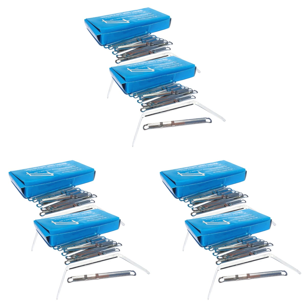 3 Count Clasps Metalbindingclipbindingringbindingstrip Office - Walmart.com