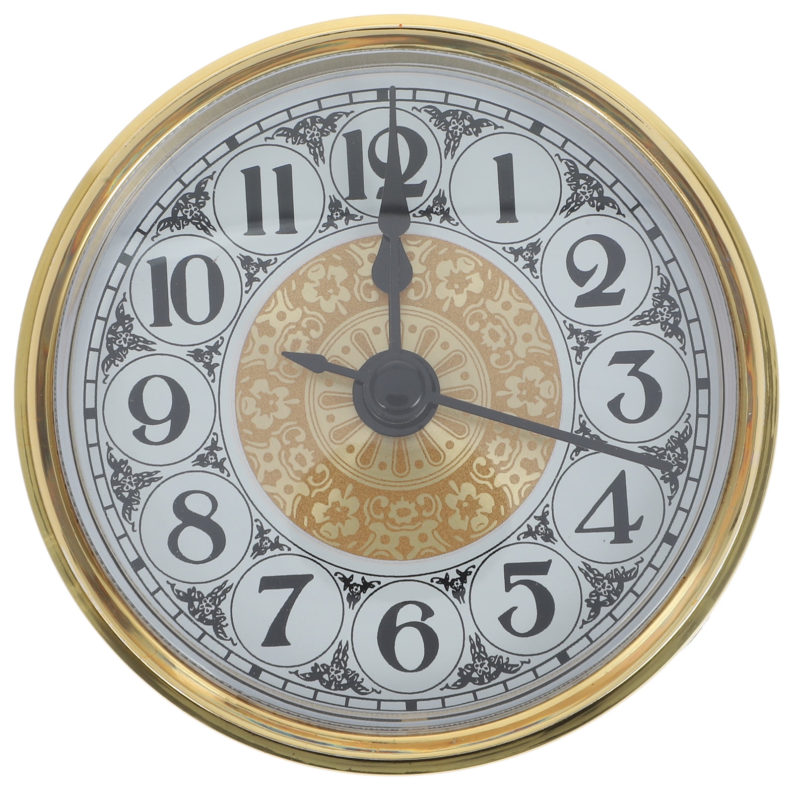 3 Count Make Your Own Clock Inserts Mini Clocks Wall Golden - Walmart.com