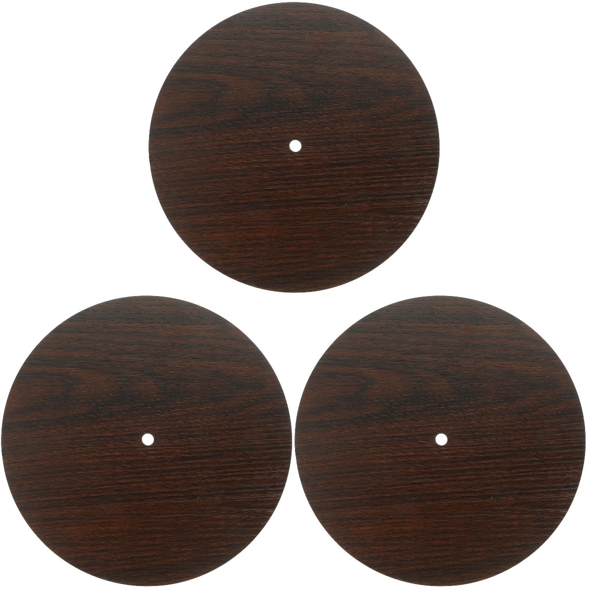 3 Count Clocks Wood Dial Replacement Wooden Plate Accessories - Walmart.com