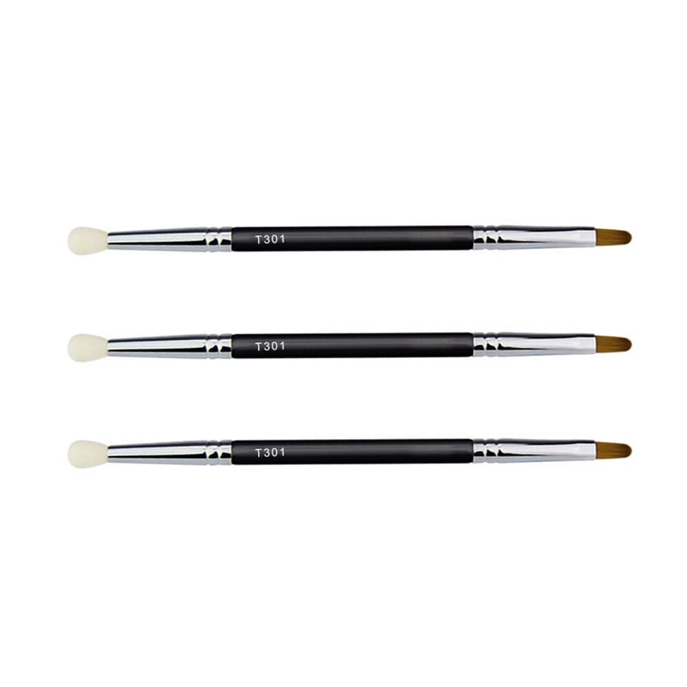 3 Count Concealer Brush Rayon Brushes Eye Primer Sponge Makeup Travel ...