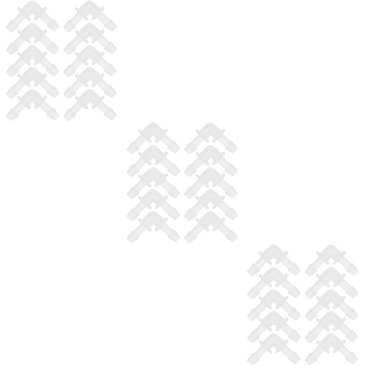 3 Count Connectors Garden Hose Quick Reducing Elbow Pipe Fitting ...