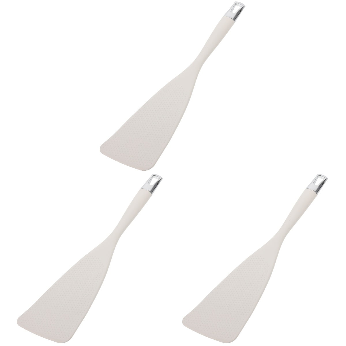 3 Count Cooking Spatulas Fried Fish Wok Steak Kitchen Portable Silica ...