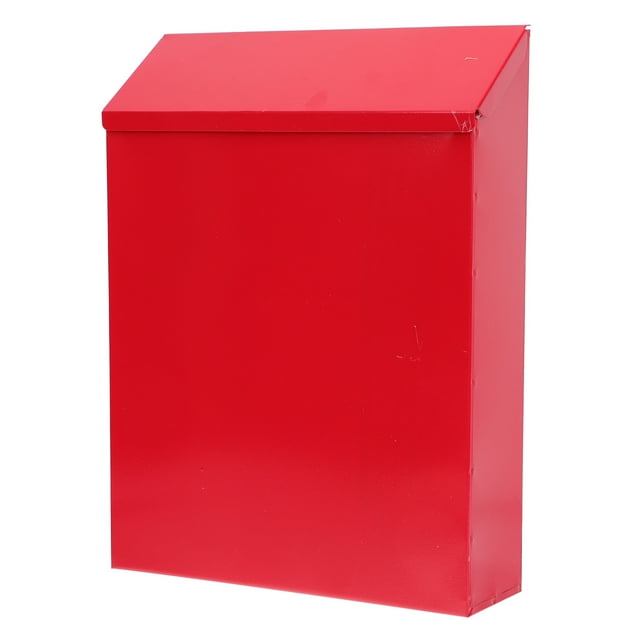 3 Count Decorative Mailbox Wall Mounted Mailboxes outside Office Red ...