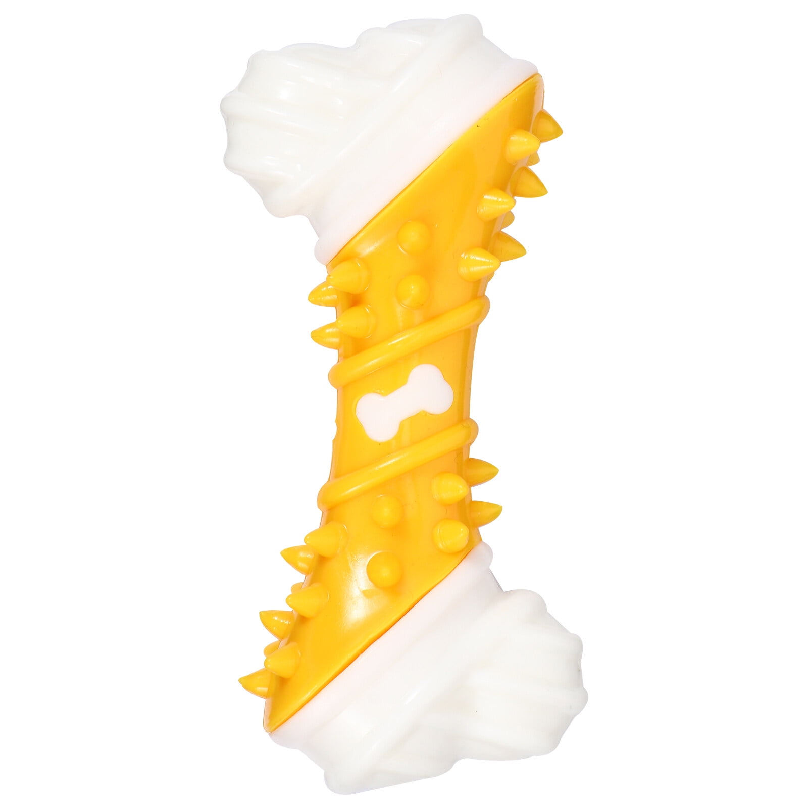 3 Count Dental Chew Toy Yellow Pet Teething Toys Boredom Relief ...