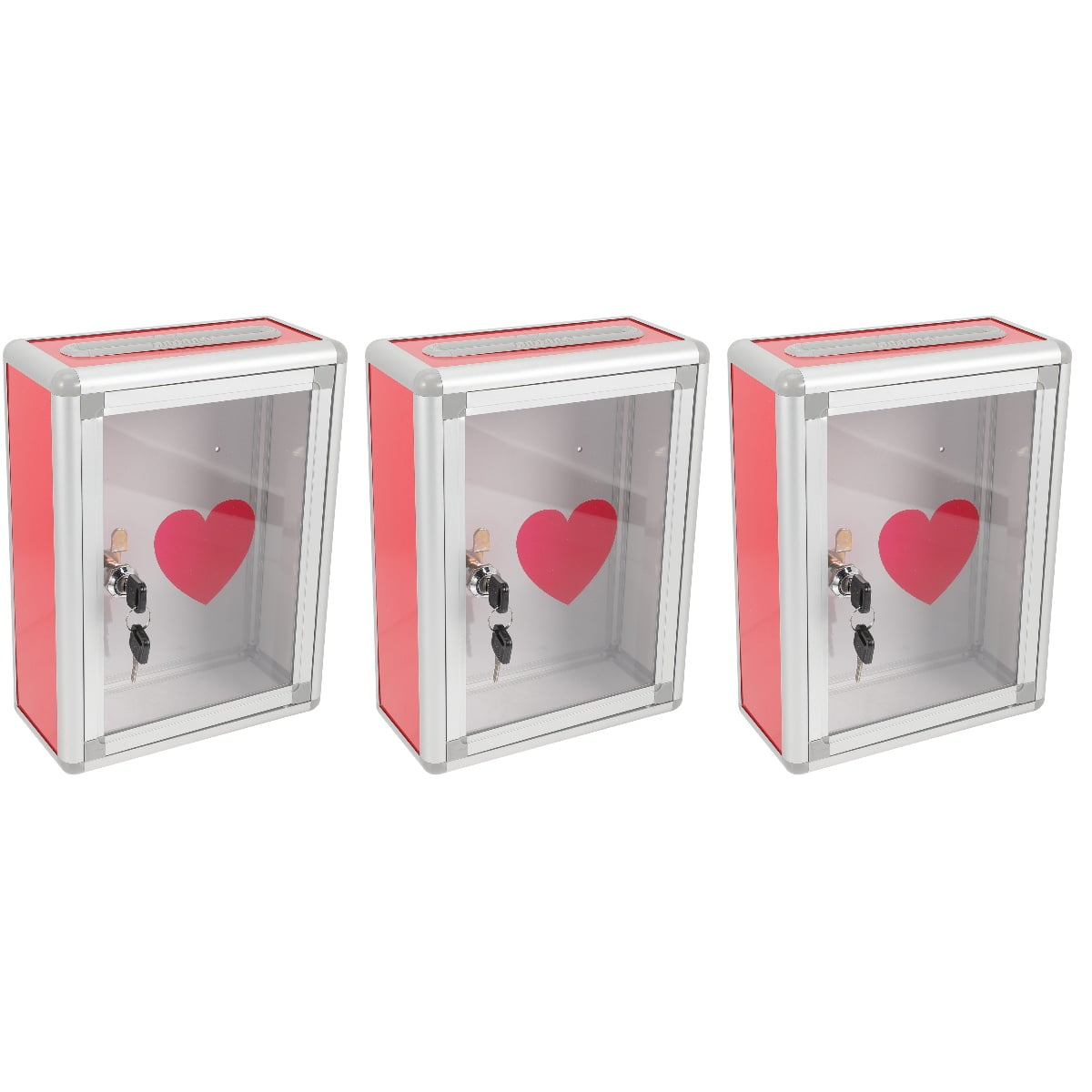 3 Count Depository Drop Mailbox Clear Window Complain Letter - Walmart.com