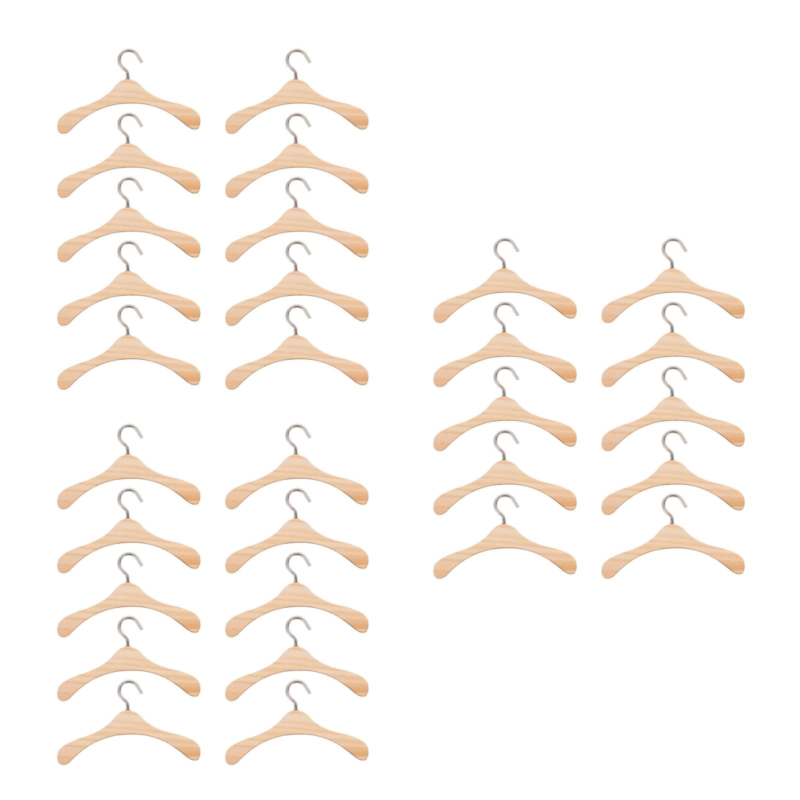 3 Count Dollhouse Baby Toys Mini Hangers Reborn Dolls Child Brown ...