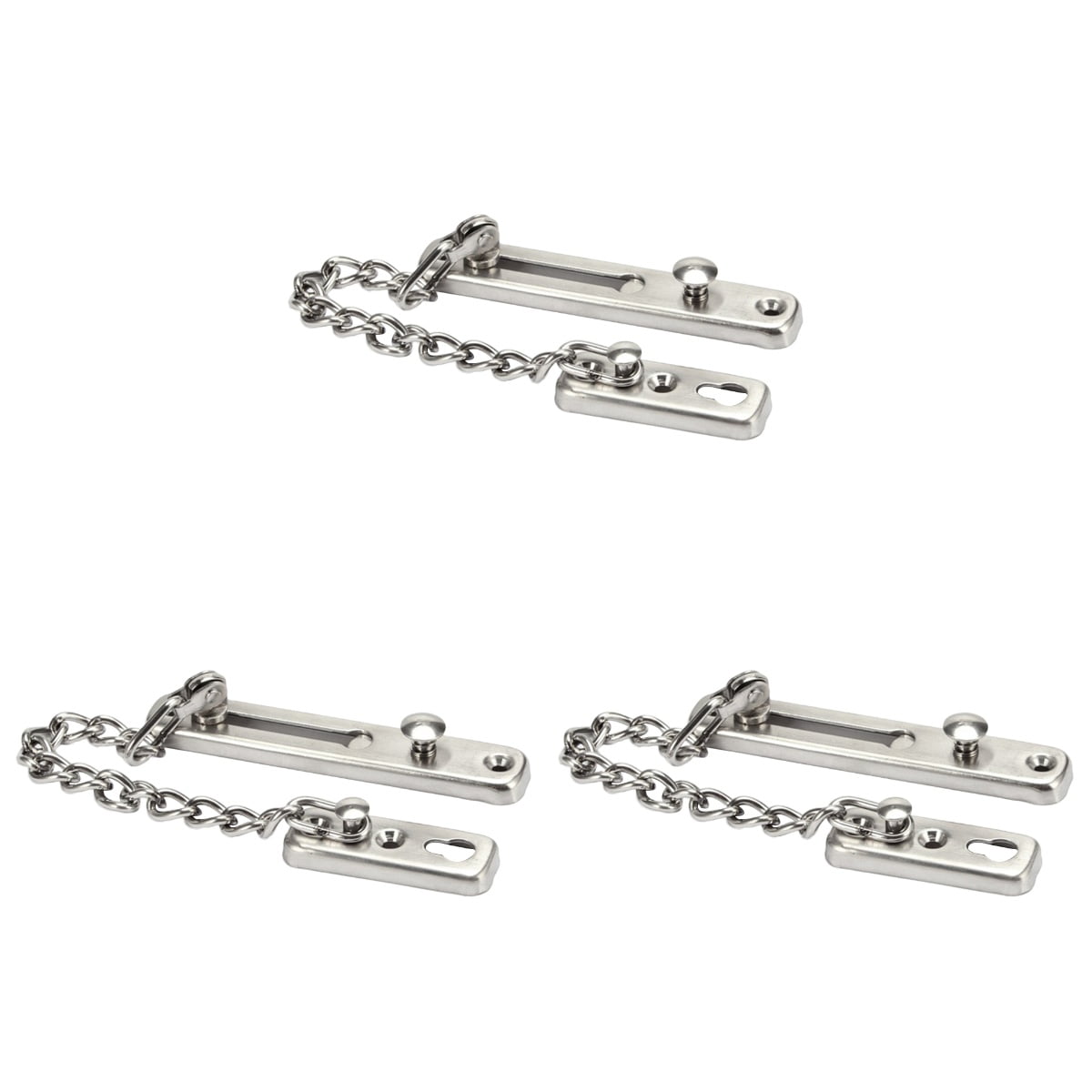 3 Count Door Chain Guard Deadbolt Lock Key Latch for Hotel Doors ...