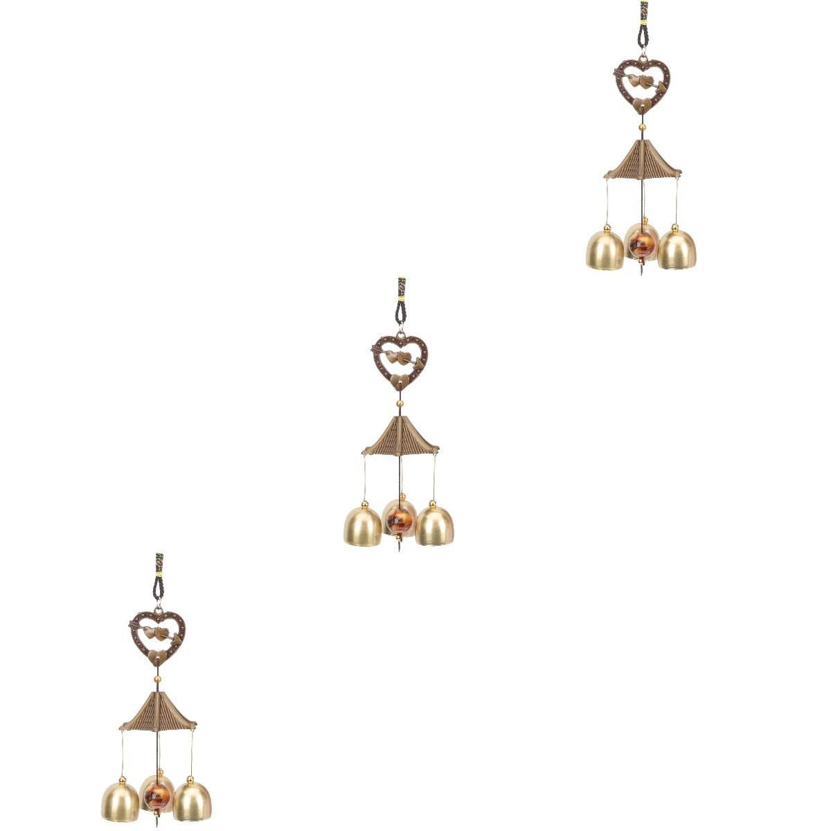 3 Count Door Dangling Wind Bell for Opening Retro Decor by Chimes ...