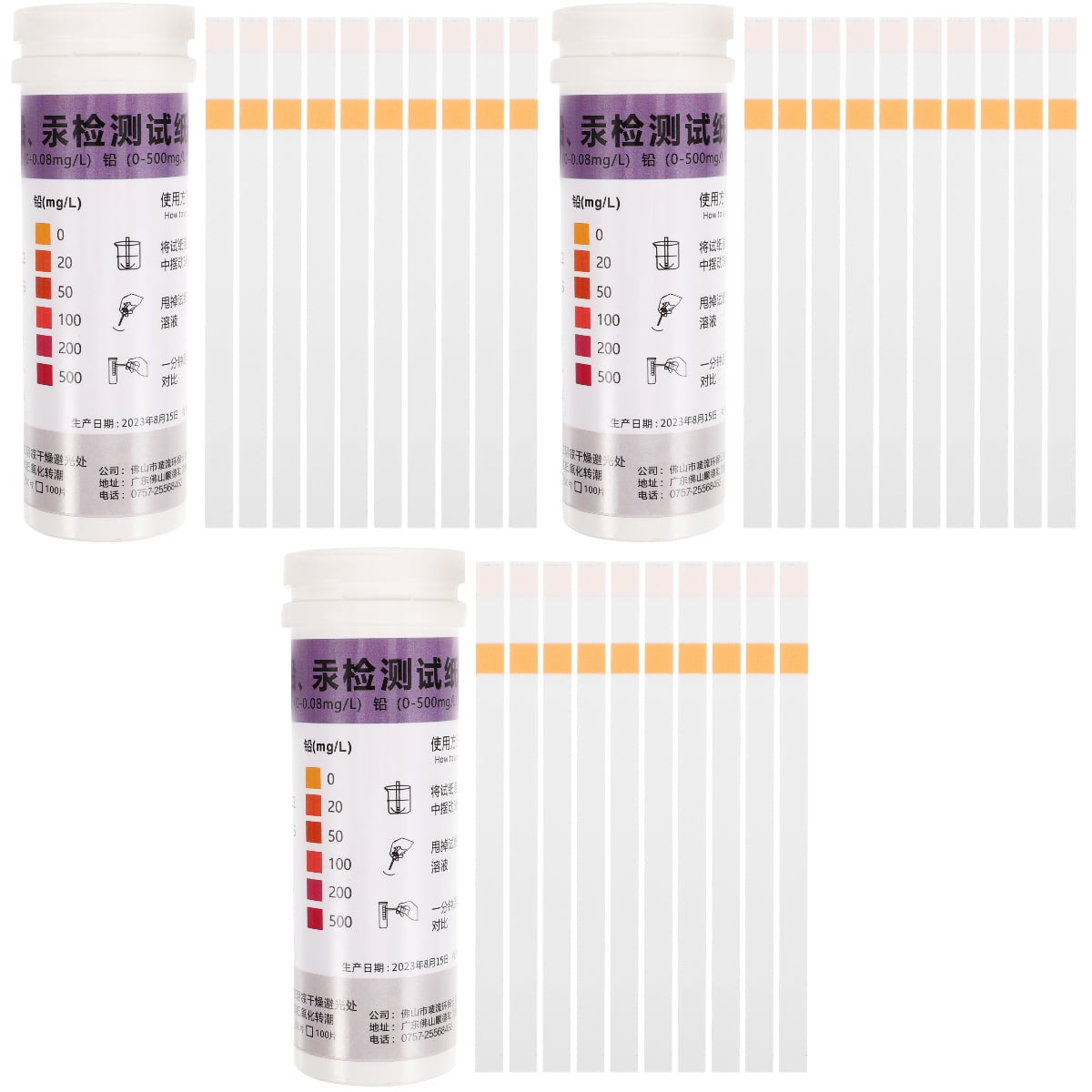 3 Count Drinking Water Lead Test Kit and Detection Paper - Walmart.com