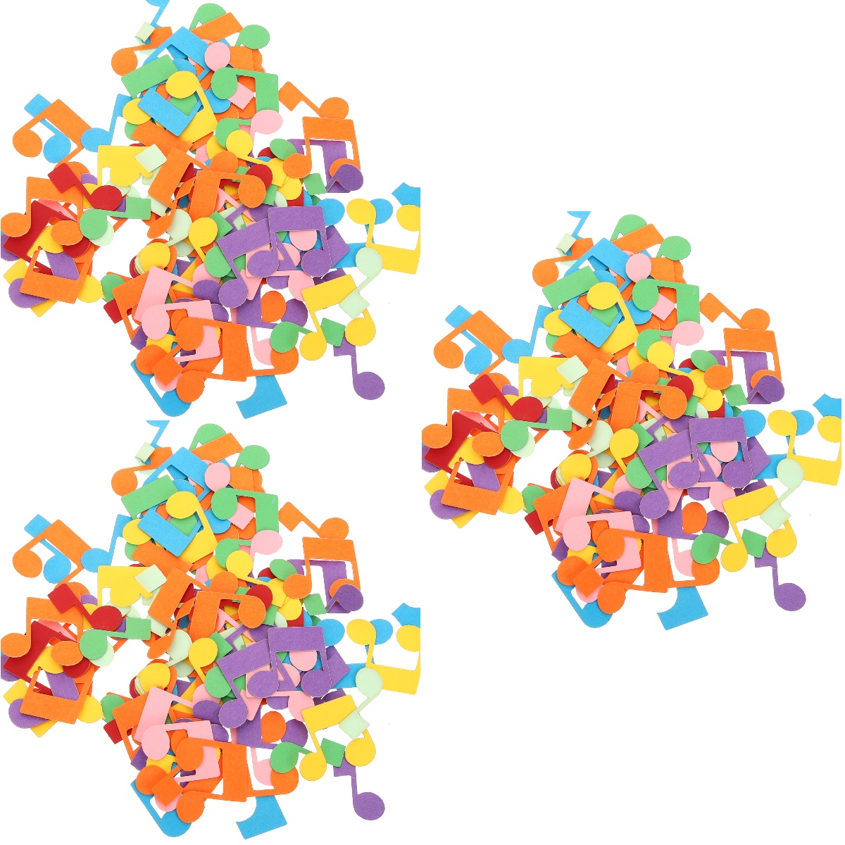 3 Count Drip Paper Scrap Music Note Decorations Themed Stationery ...