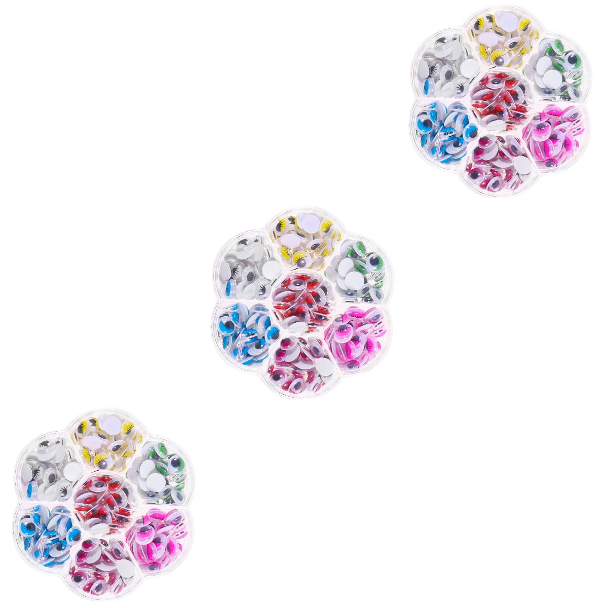 3 Count Eye Sticker for Craft Wiggle Eyes Self Adhesive Eyeballs ...