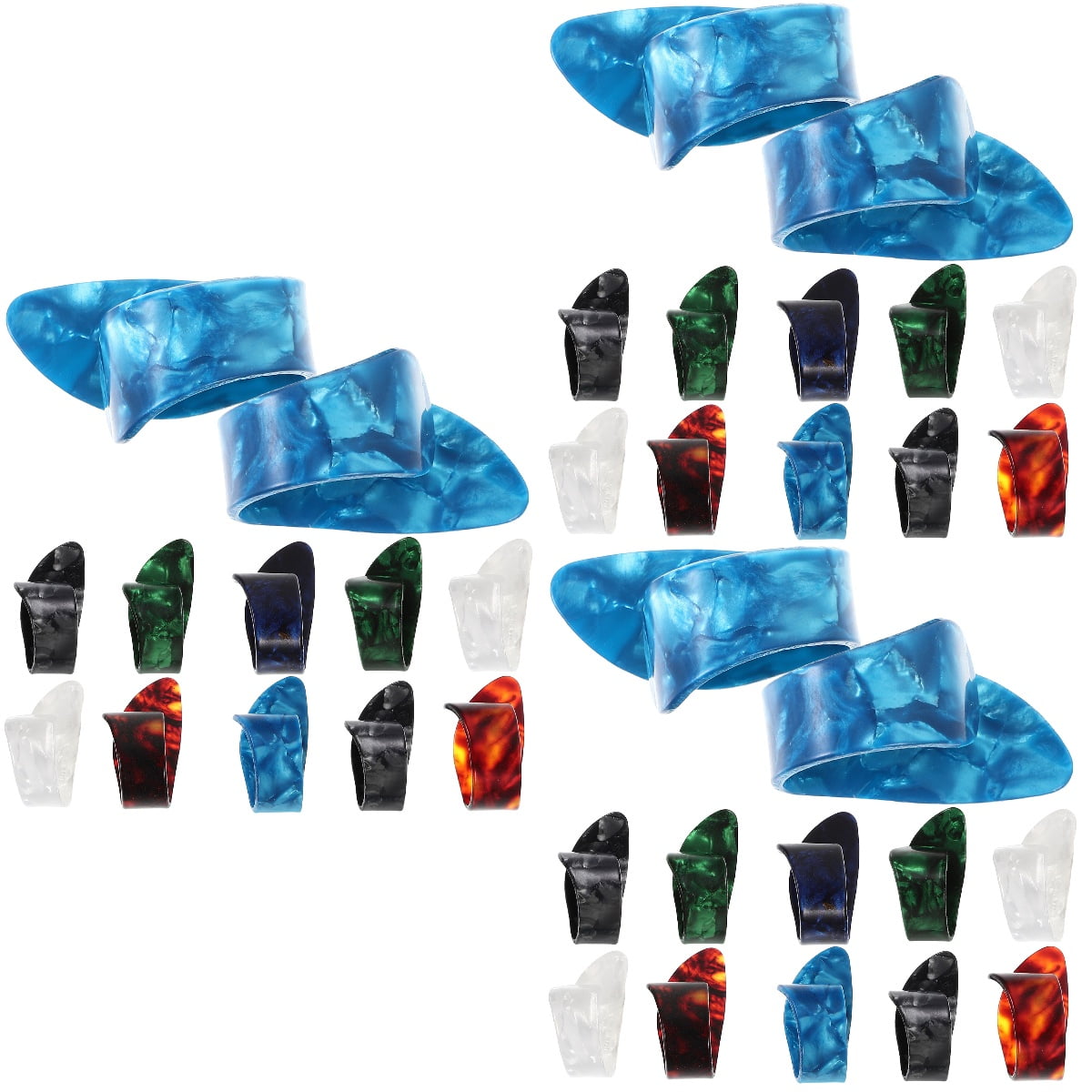 3 Count Fasteners Plugs Colored Guitar Picks Classical Grip - Walmart.com