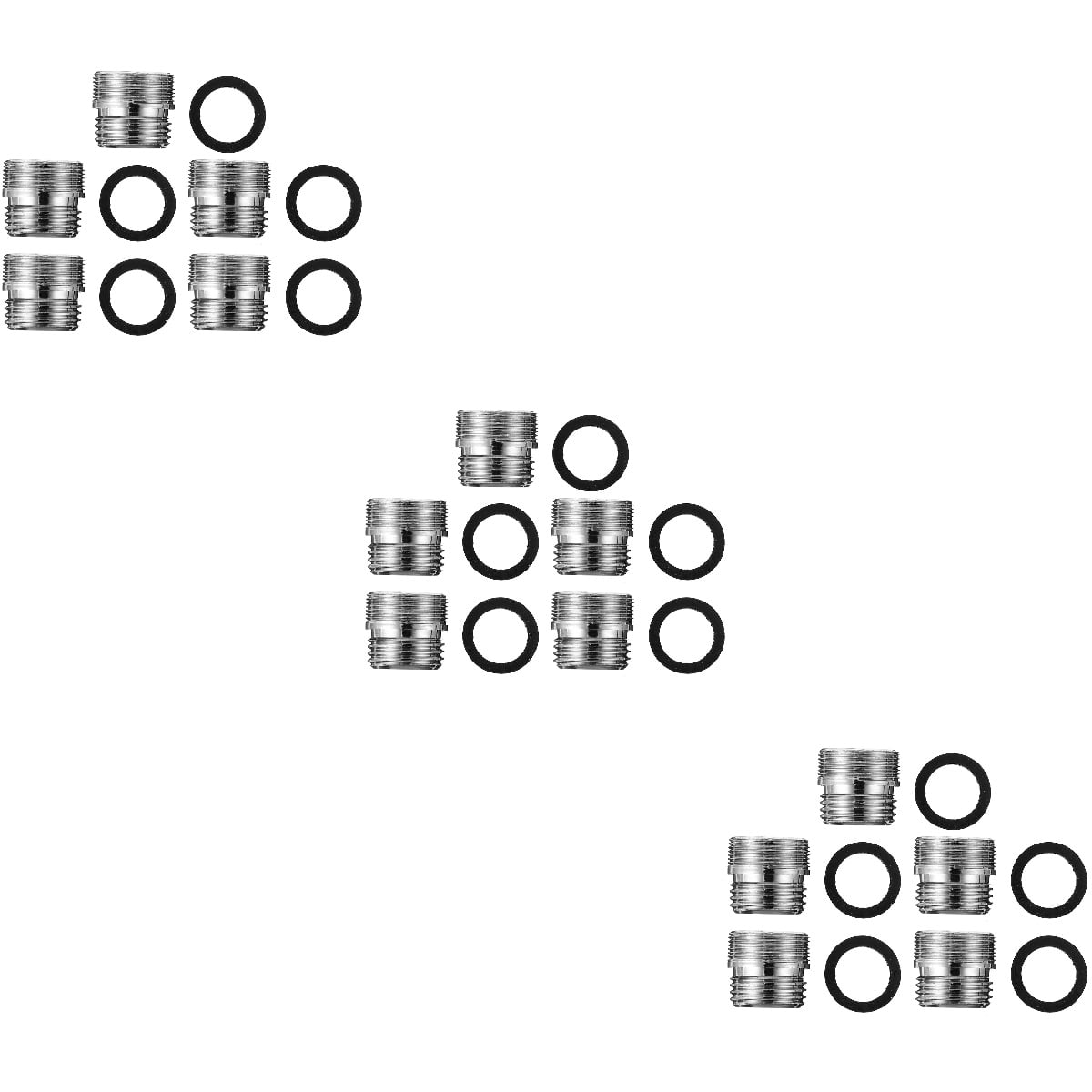 3 Count Faucets for Bath Sinks Adapter Garden Hose Connector - Walmart.com