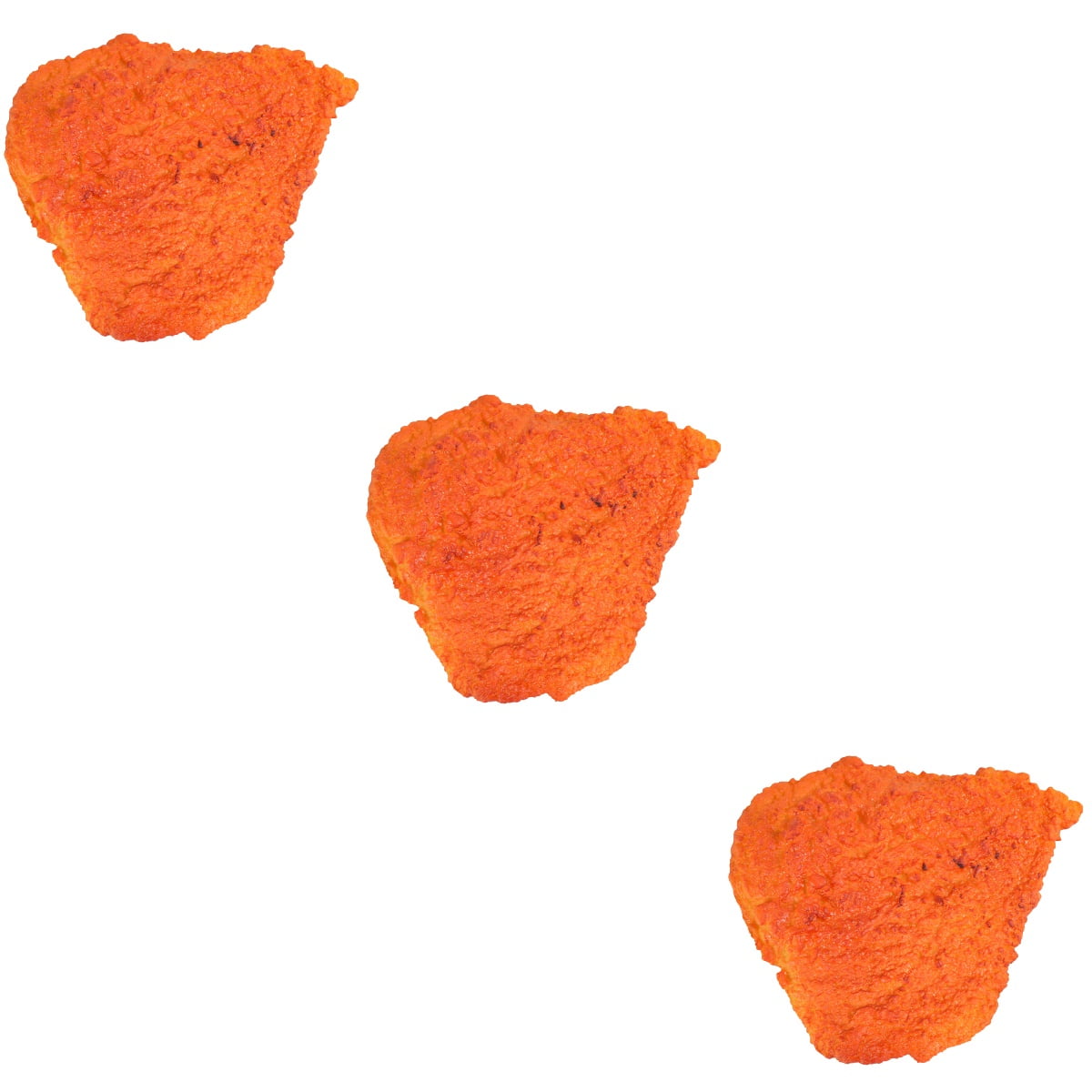 3 Count Faux Chicken Chop Decor Fake Food Plastic Model Realistic Fried ...