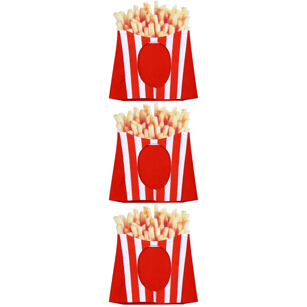 3 Count Felt Top Hat Funny Hats Chip Party Headwear Fashionable ...