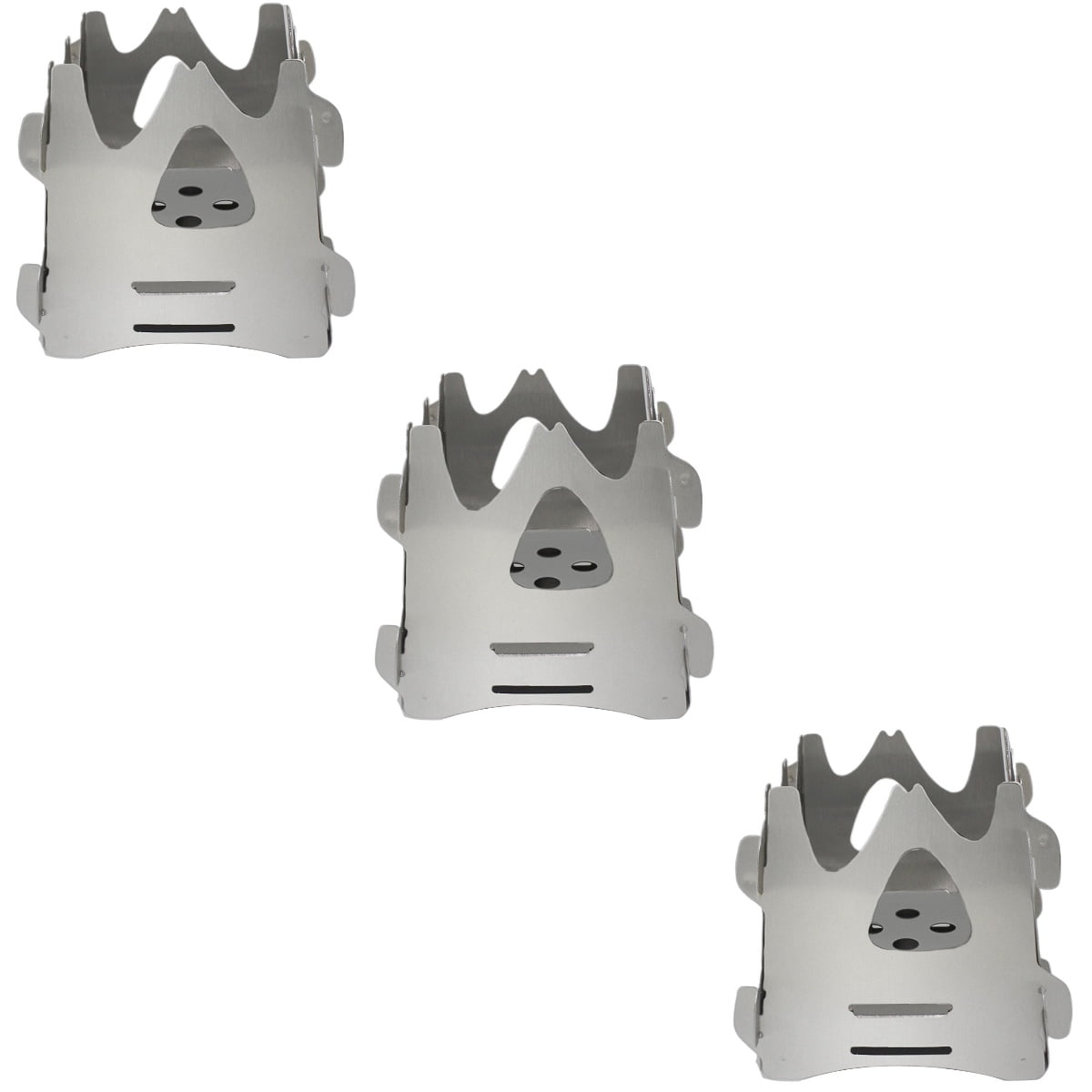 3 Count Firepl Stainless Steel Stove Brazier Gas Burner Professional ...