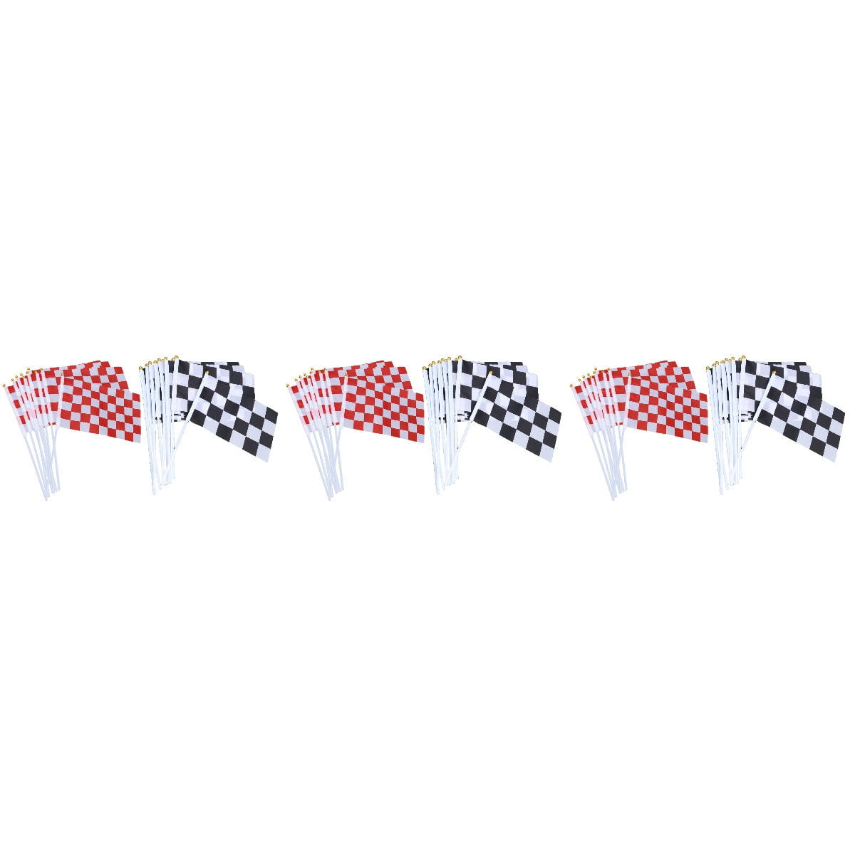 3 Count Flags Cars Premium Material Auto Racing Props - Walmart.com