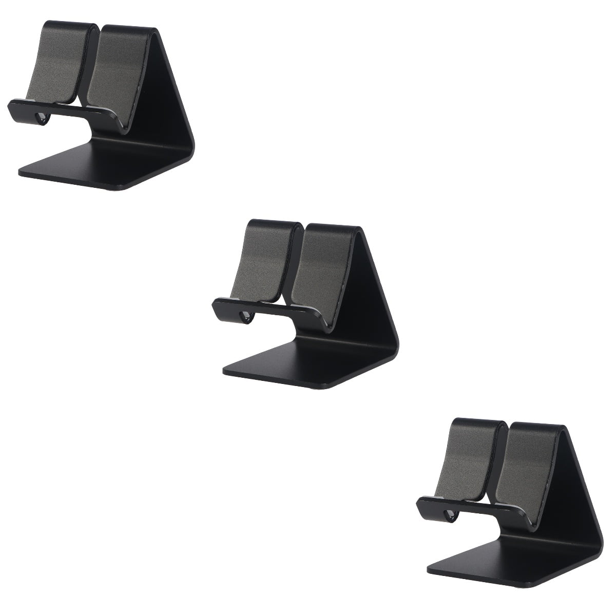 3 Count Floppy Bow Tie Spotty Black Phone Stand Scratch-resistant ...