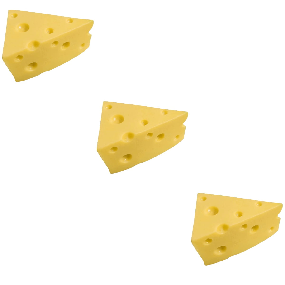 3 Count Food Model Realistic Play Pastry Fake Newborn Yellow - Walmart.com