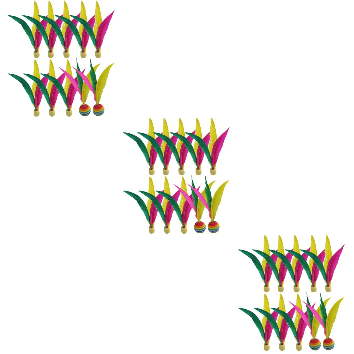 3 Count Game Shuttlecock Board Badminton Shuttlecocks Child - Walmart.com