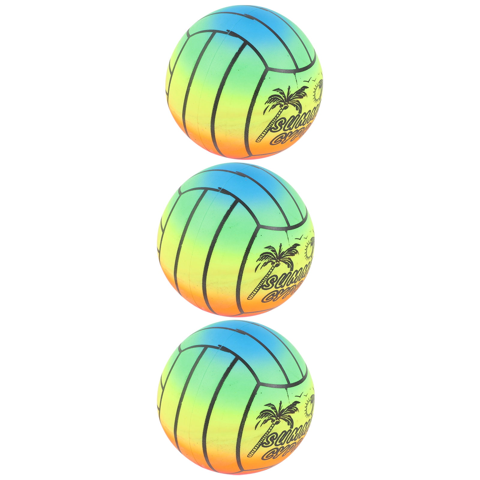 3 Count Garden Balls Kids Badminton Shuttlecock PVC Kickball Child ...