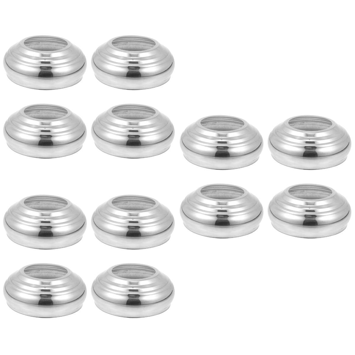 3 Count Garden Sphere Holder Metal Base Stand Floor Flag Pole Bracket ...