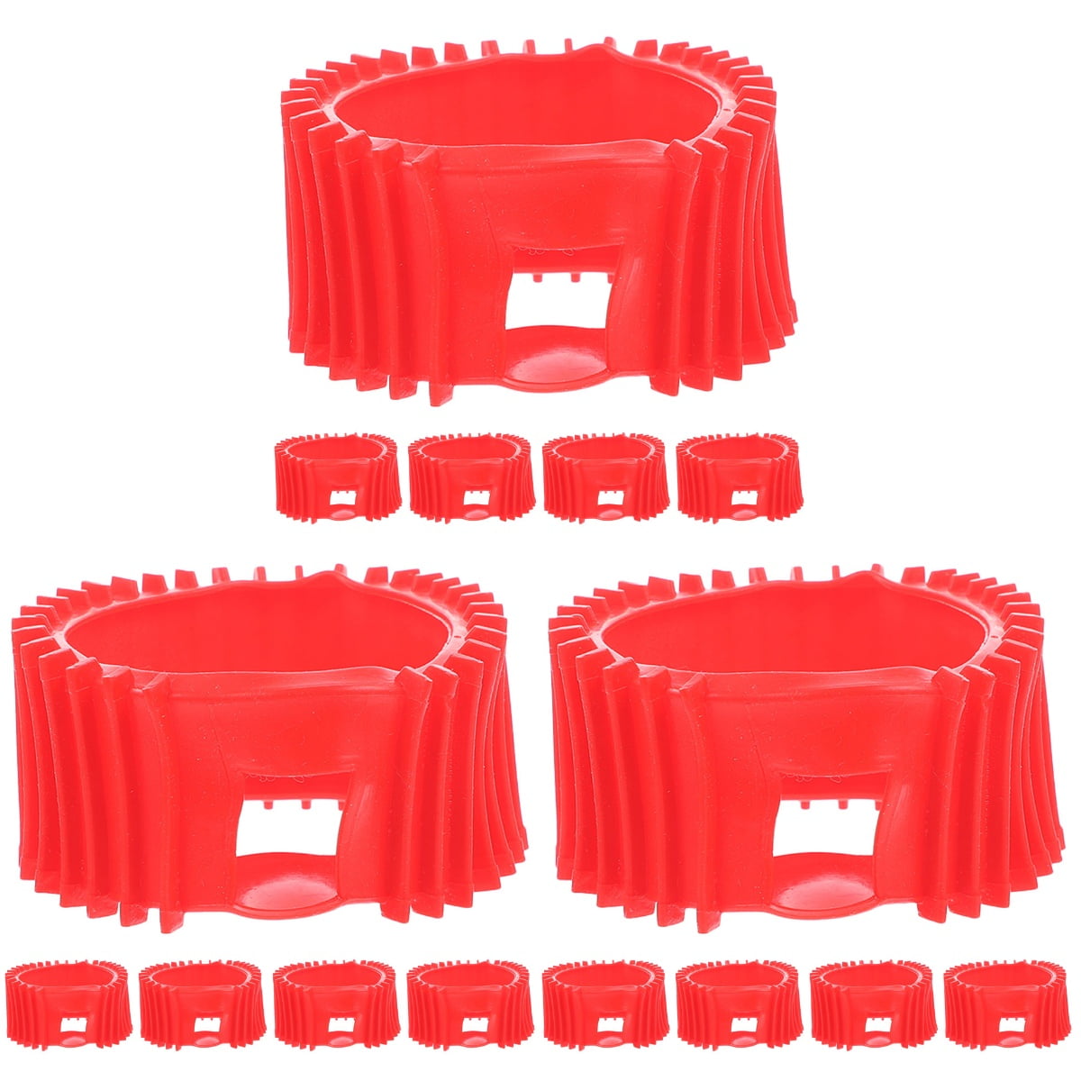 3 Count Gas Meter Cover Regulator Gasket Electric Adapter Red - Walmart.com