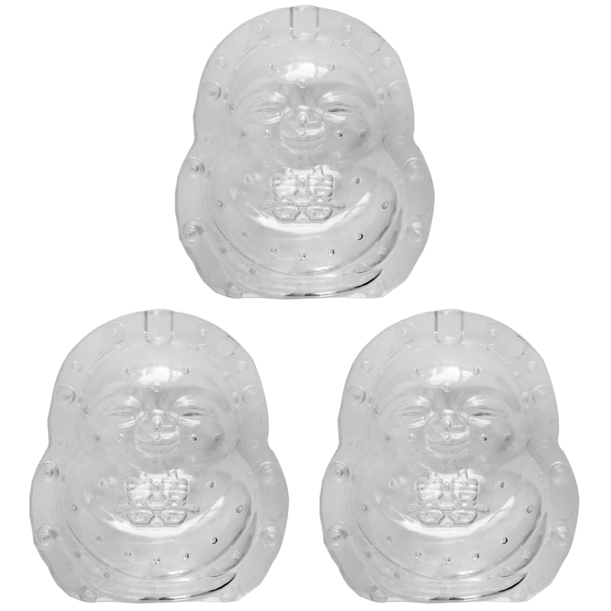 TABLZONE Set of 3 Transparent Plastic Ginseng Fruit Containers for ...