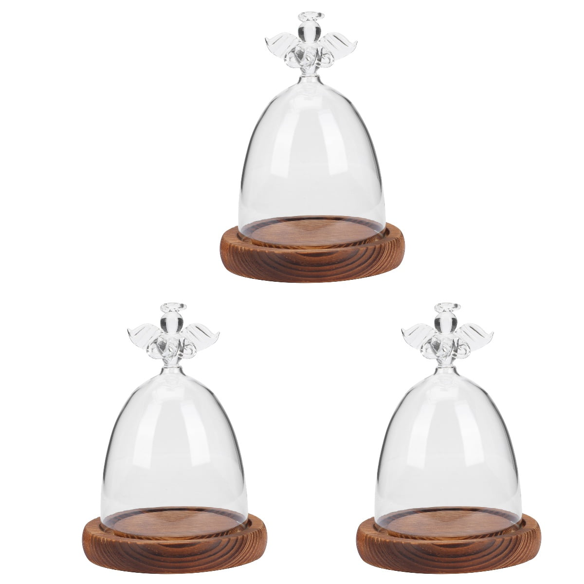3 Count Glass Containers to Preserve Dome Cover - Walmart.com