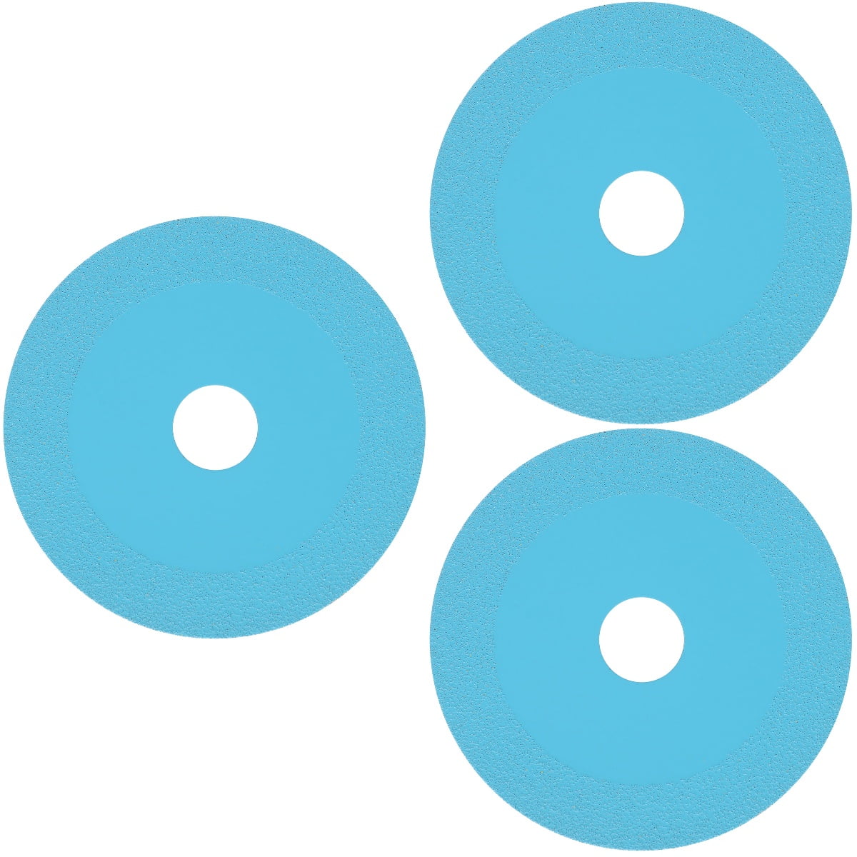 3 Count Glass Cutting Disc Ceramics Tools Tiles Angle Grinder Sky-blue ...