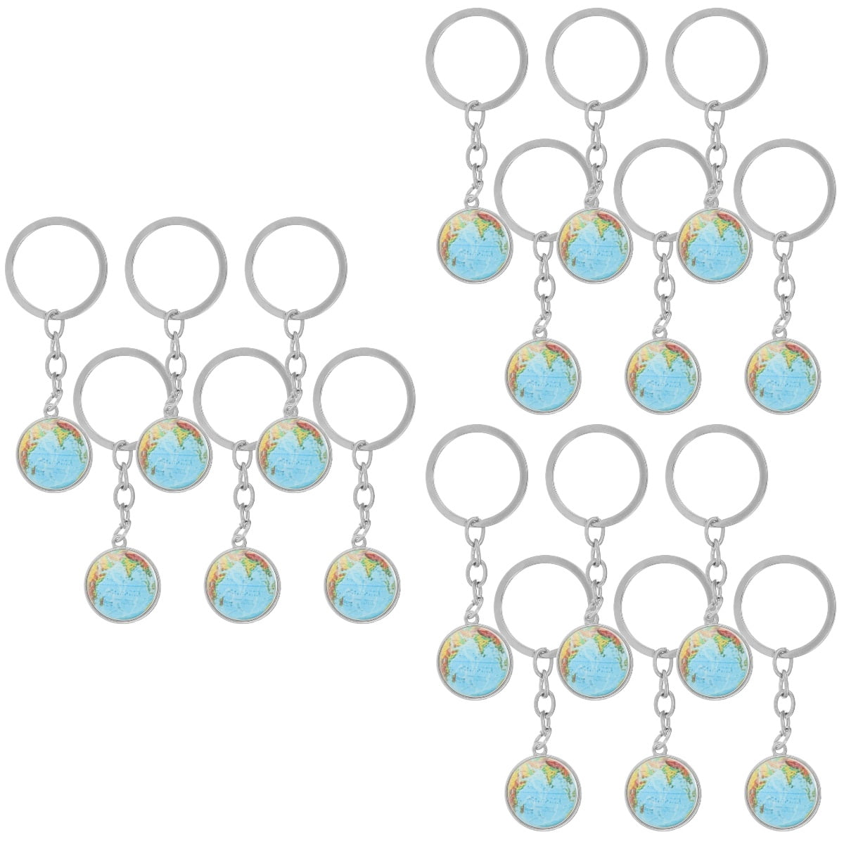 3 Count Globe Keychain World Pendant for Kids Children Keychains Miss ...