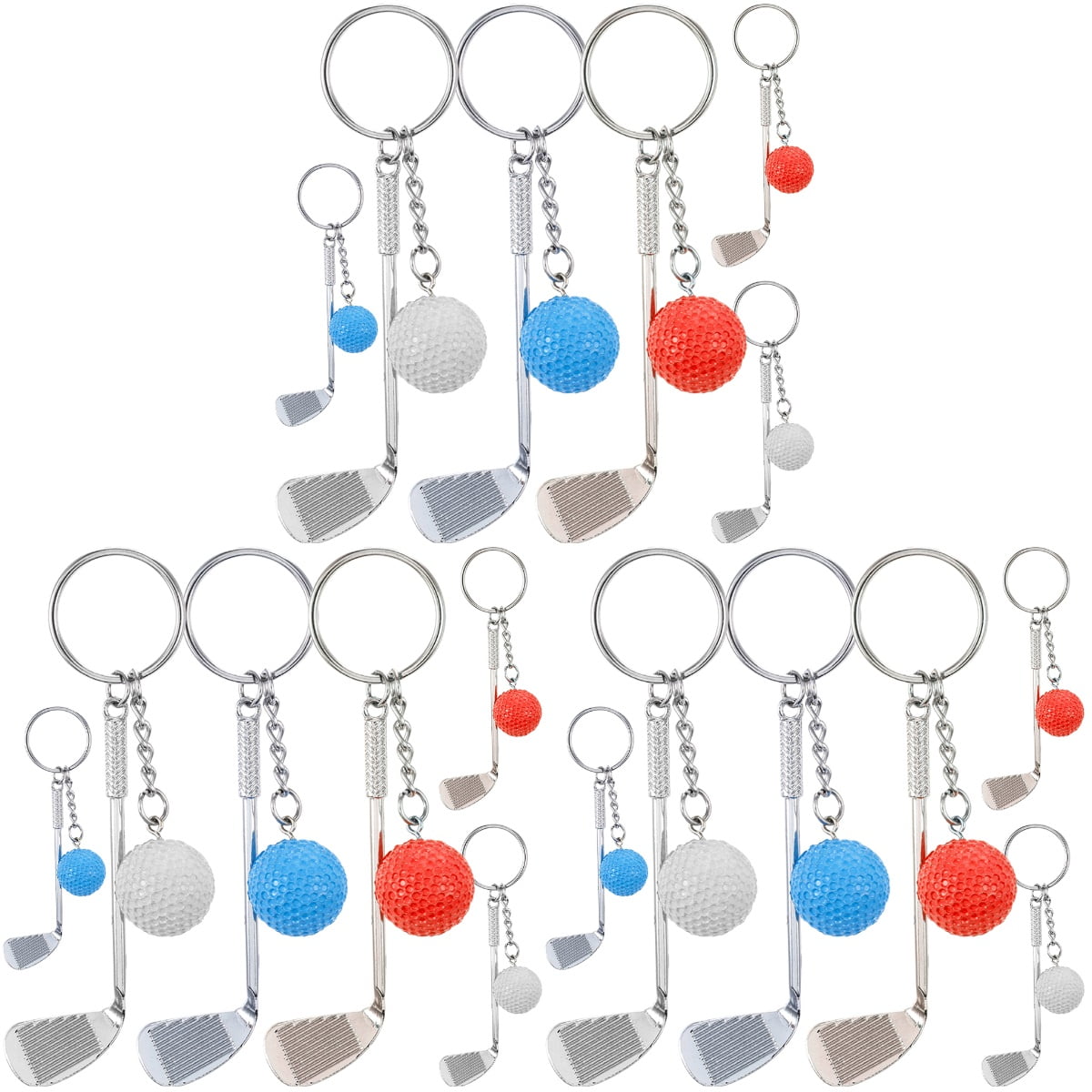 3 Count Golf Keychain Cart Kit Sports Gifts Men Wallet Lovers - Walmart.com