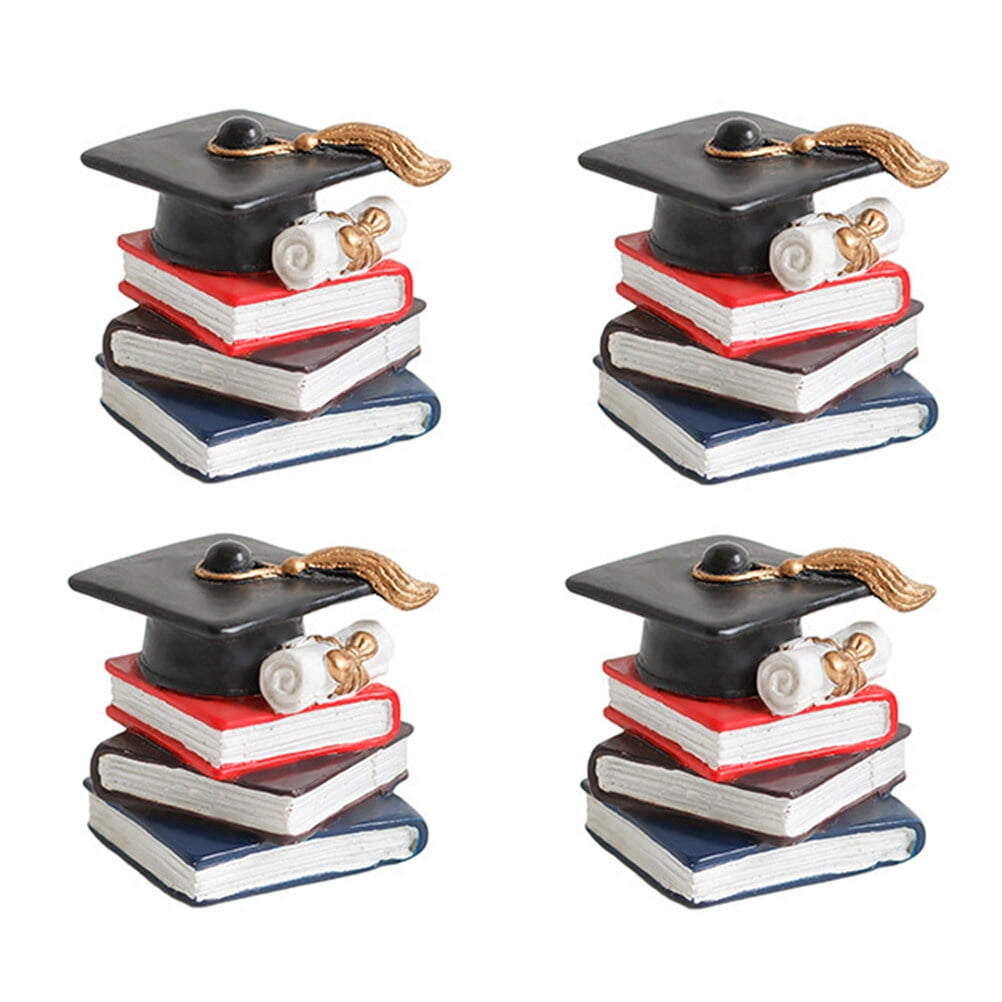 3 Count Graduation Cake Decoration Gold Muffin Cases Topper Child ...