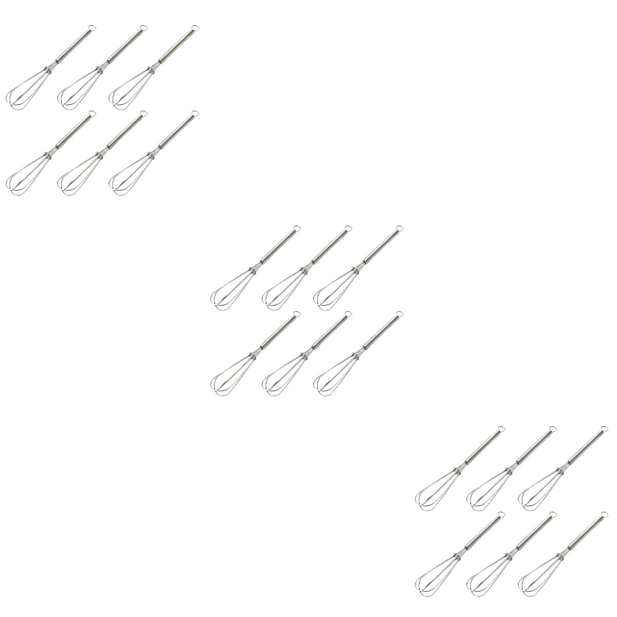 3 Count Grip Kitchen Utensil Bakery Small Whisk Blender Mixer - Walmart.com