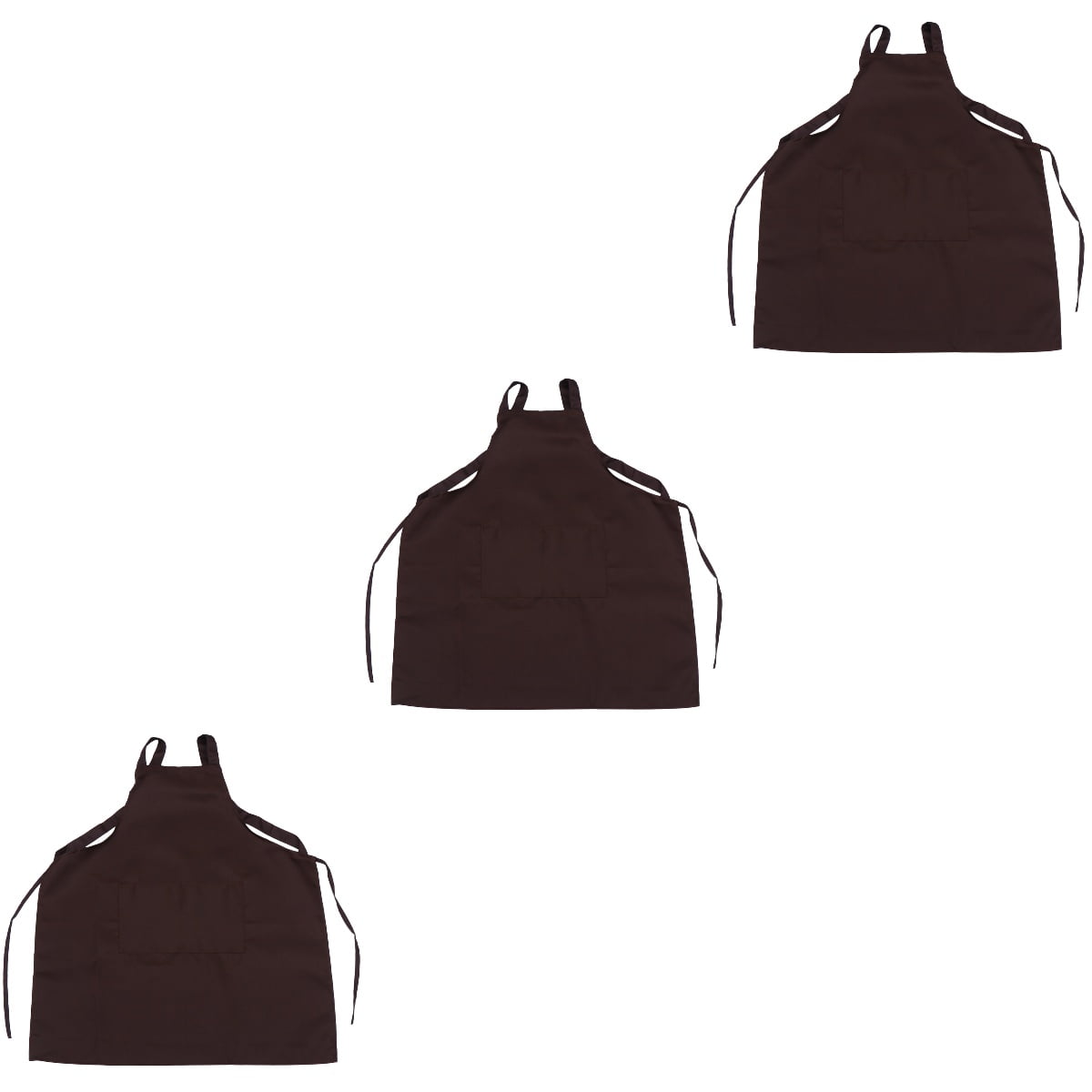 3 Count Halter Apron Restaurant Apron Aprons Waterproof Leather Apron ...