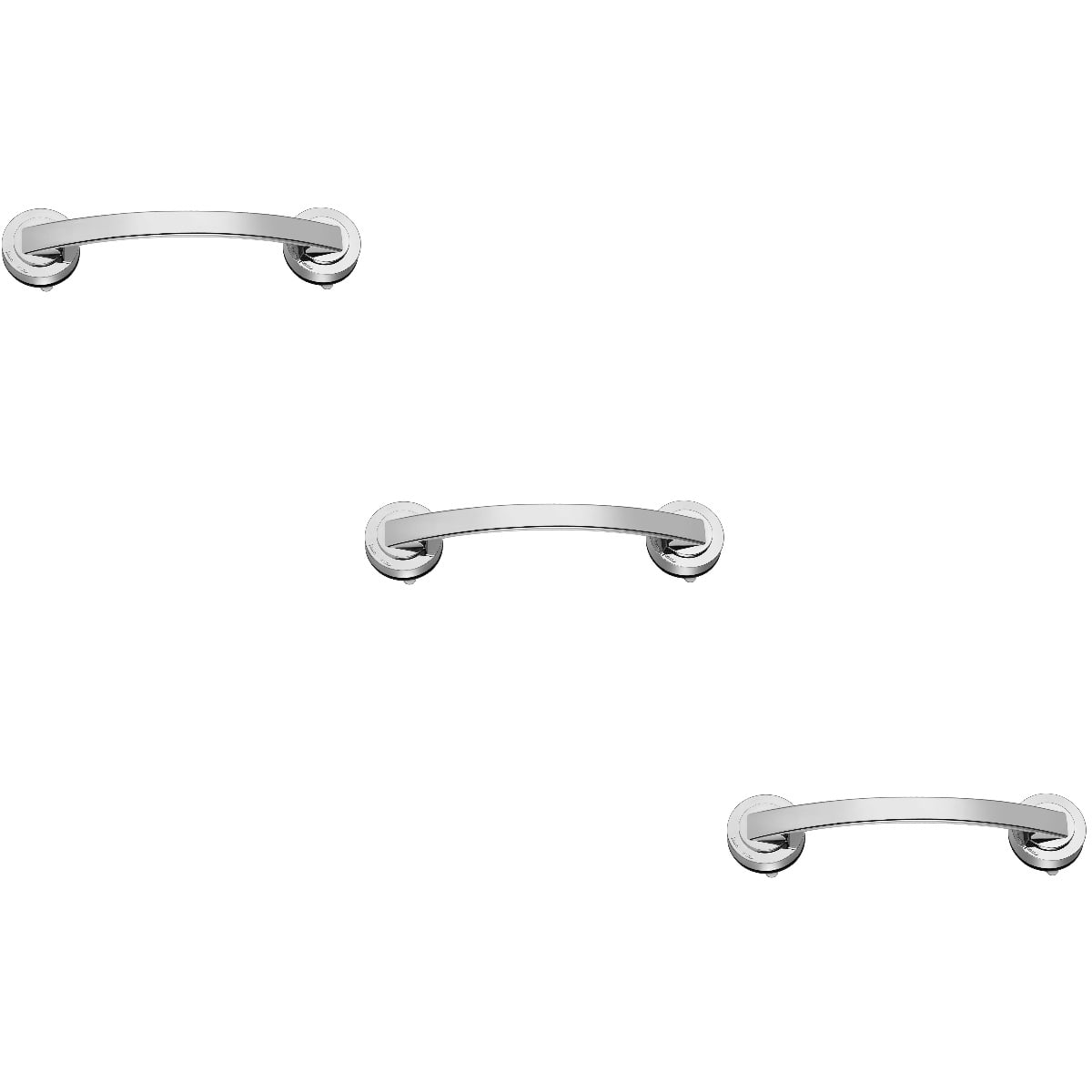 3 Count Hand Rest Safety Hand Support Grab Bars for Bathroom Safety ...