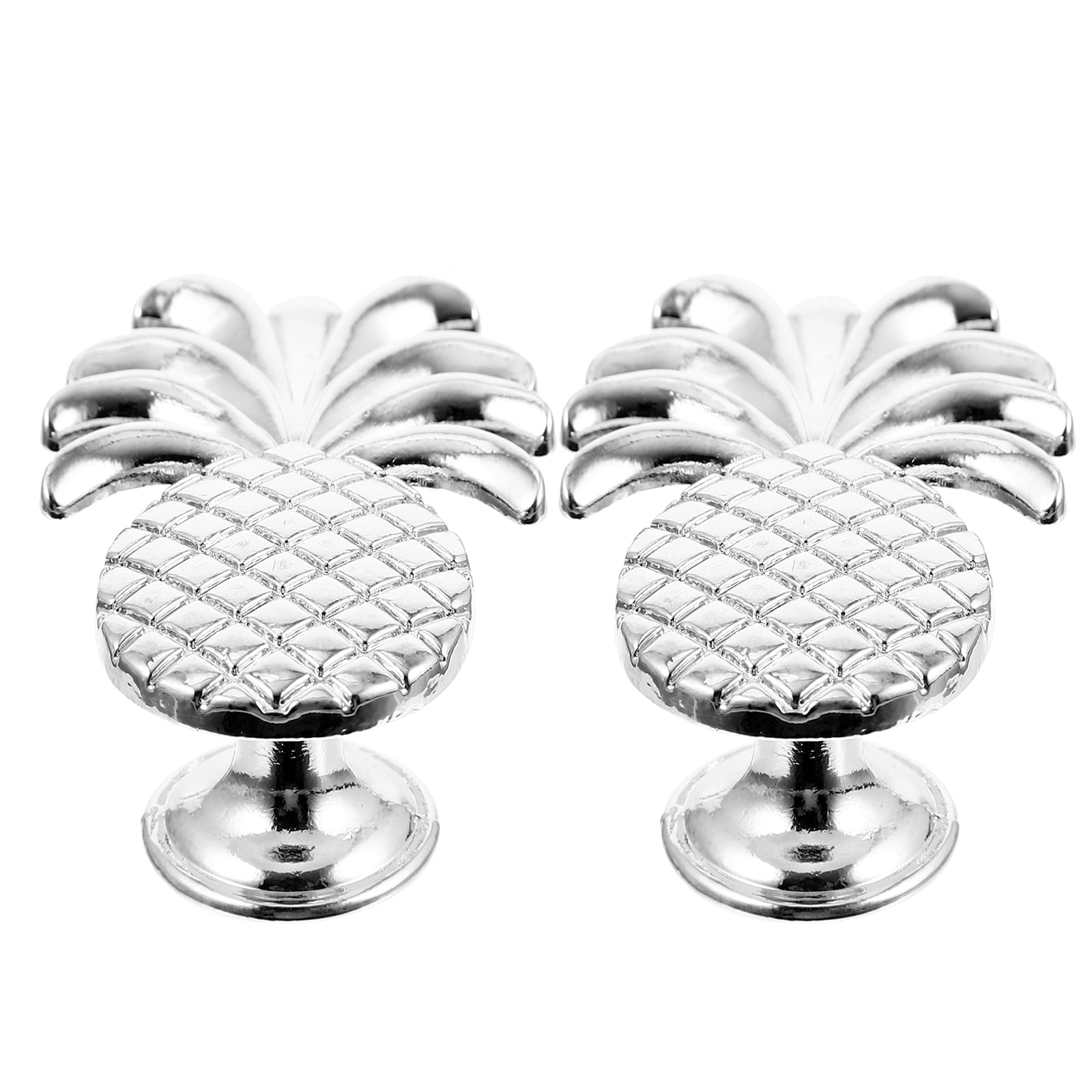 3 Count Handle Pineapple Cabinet Knobs Spice Rack Black Drawer Handles ...