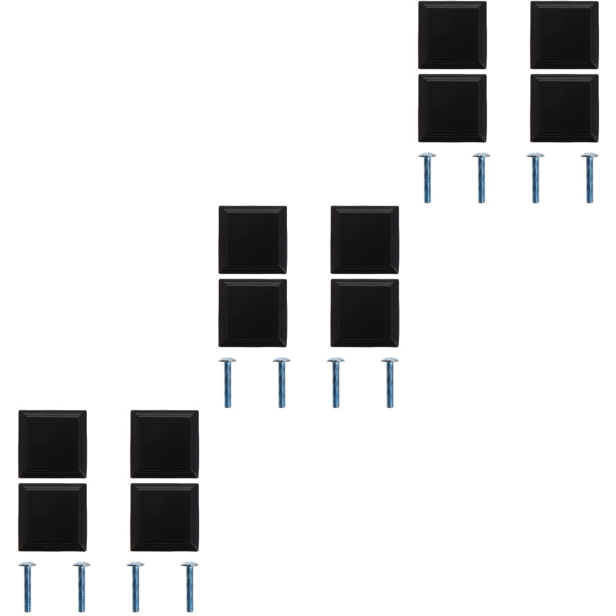 3 Count Handle Pole Home Projector Screen Boom Drawer Divider Black ...