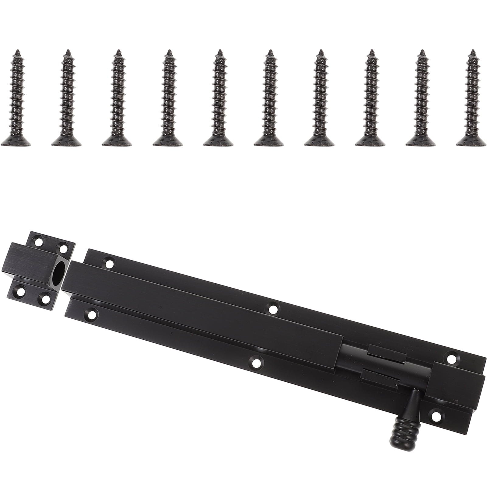 3 Count Handles Plug Window Latch Bolt Office Child 20X3.7CM Black ...