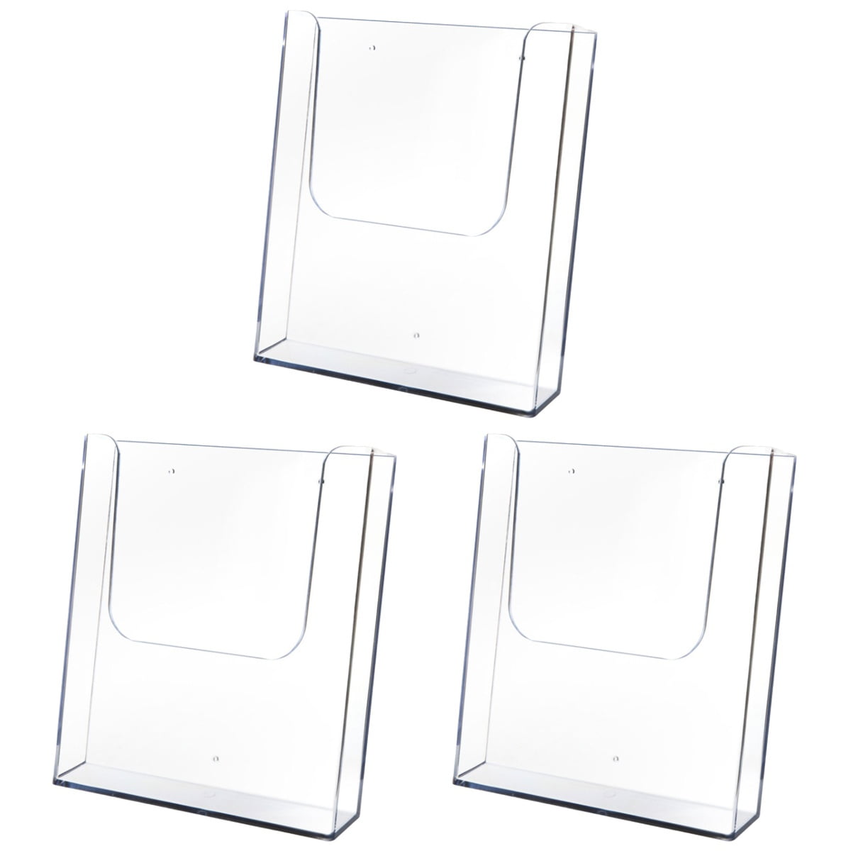 3 Count Hanging Wall File Holder Office Brochure Display Pamphlets ...