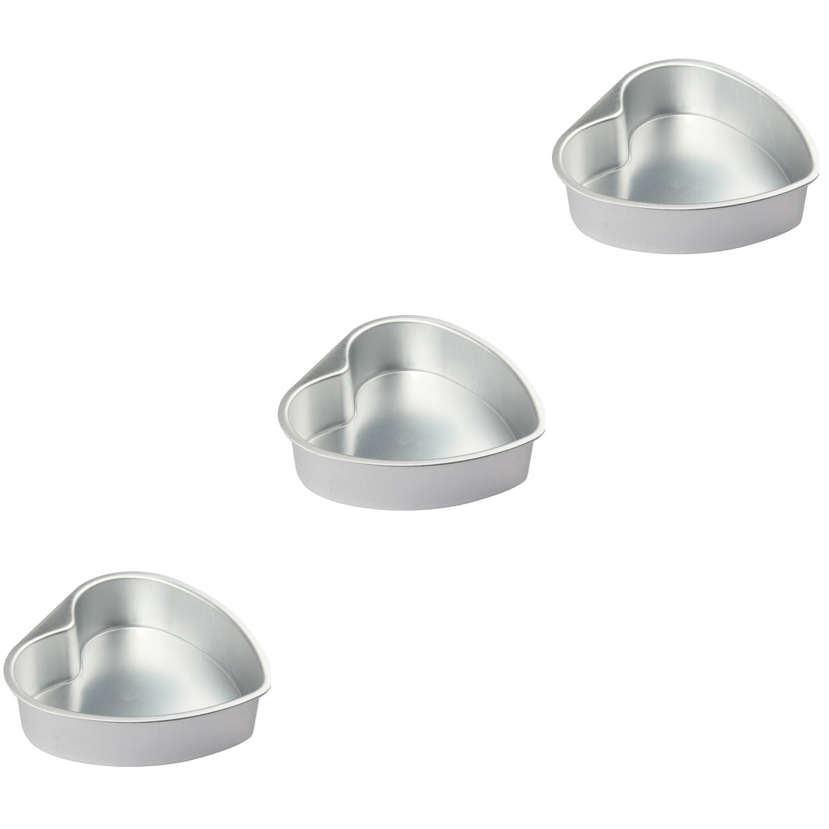 3 Count Heart Shaped Cake Mold Cake Pan Heart Baking Pan Baking Pans ...