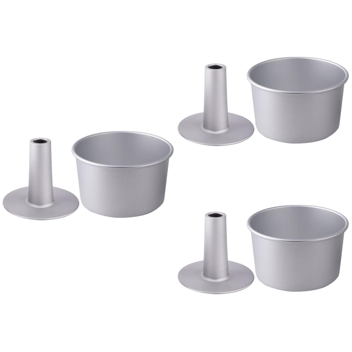 3 Count Hollowed Cake Molds Baking Mould Loaf Bread Cheesecakes Deep ...