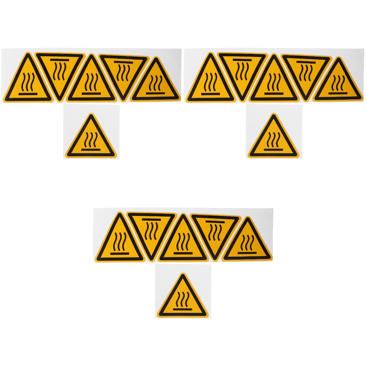 3 Count Indoor Outdoor Thermometer Fire Sticker Safety Warning Labels ...