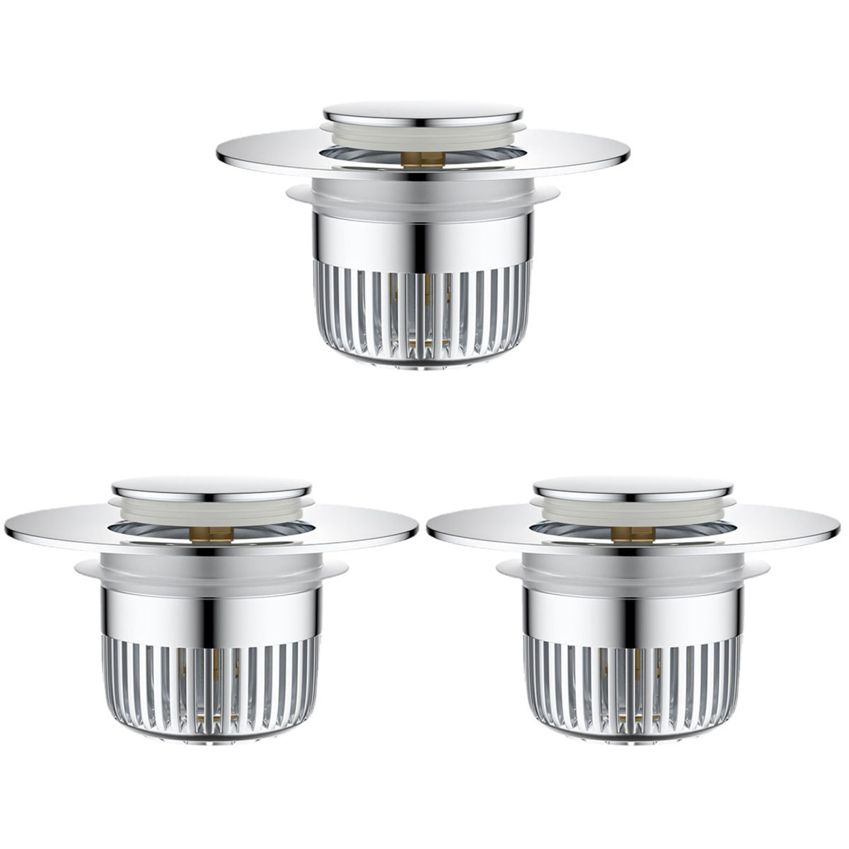 3 Count Kitchen Sink Stopper Spring Mechanism Drain - Walmart.com