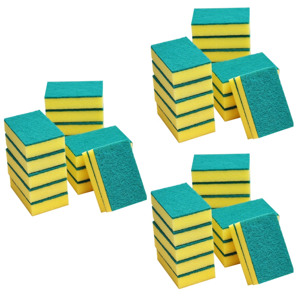 RENACLIPY Kitchen Cleaning Sponges Multi-Color for Effective Stain ...