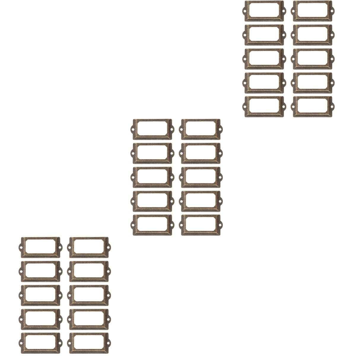 3 Count Label Rack Shelf Shelving Brackets Food Labels Office Student ...